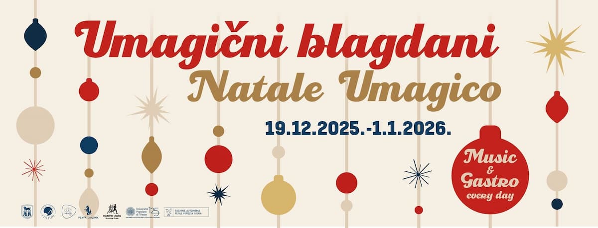 Umagični blagdani 2025. – Božićni program u srcu Umaga | Colours of Istria