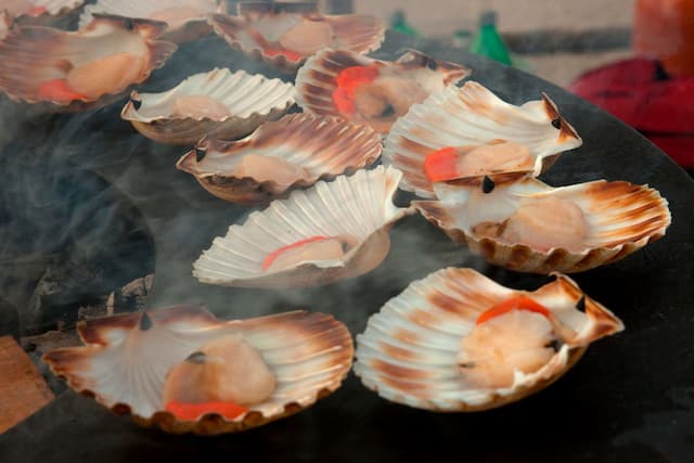 Three Istrian-style shellfish dishes