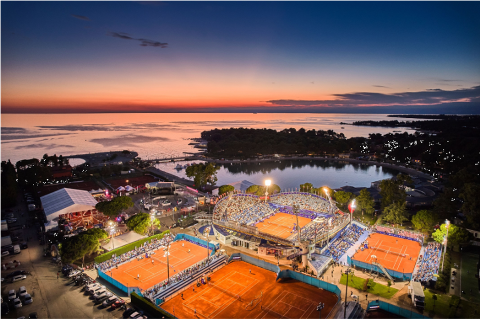 Umag - ATP Stadium, main square, Umag pier | Colours of Istria